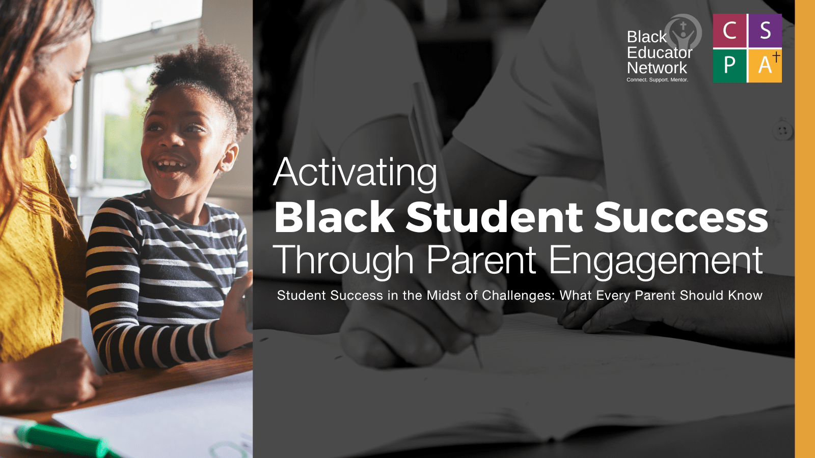 Activating Black Student Success Through Parent Engagement Workshop ...