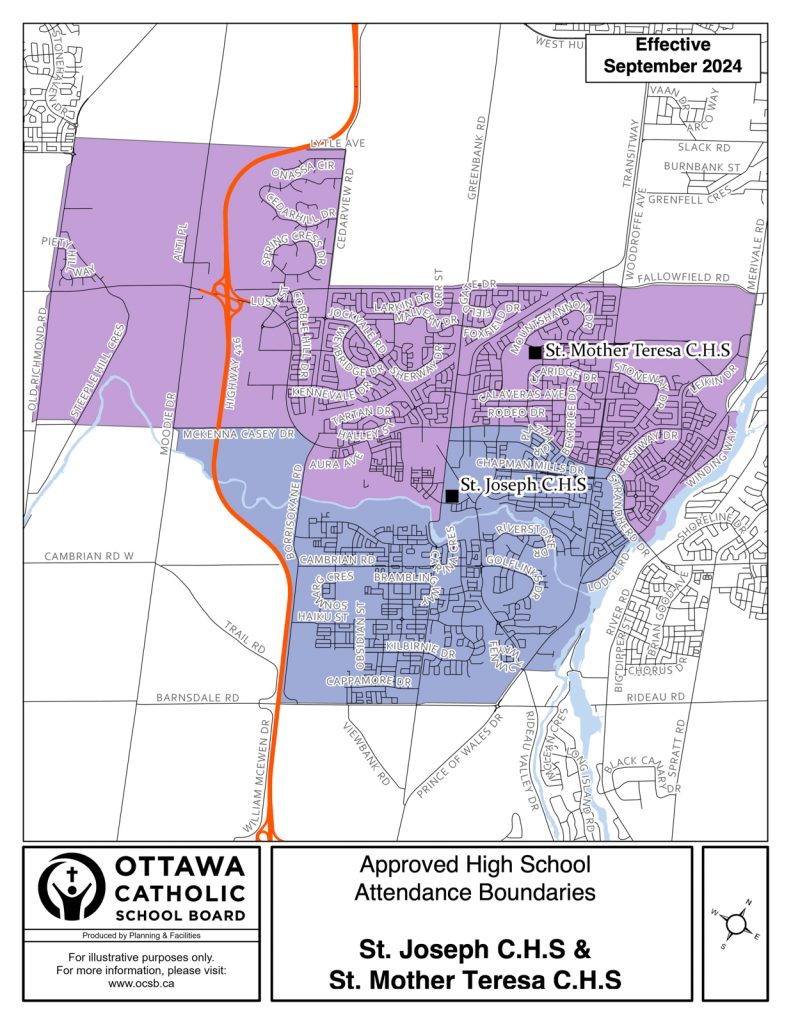 St. Joseph and St. Mother Teresa High Schools – Boundary Changes for ...