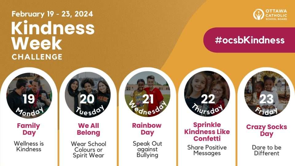 Spreading Compassion: Celebrating Kindness Week at the OCSB