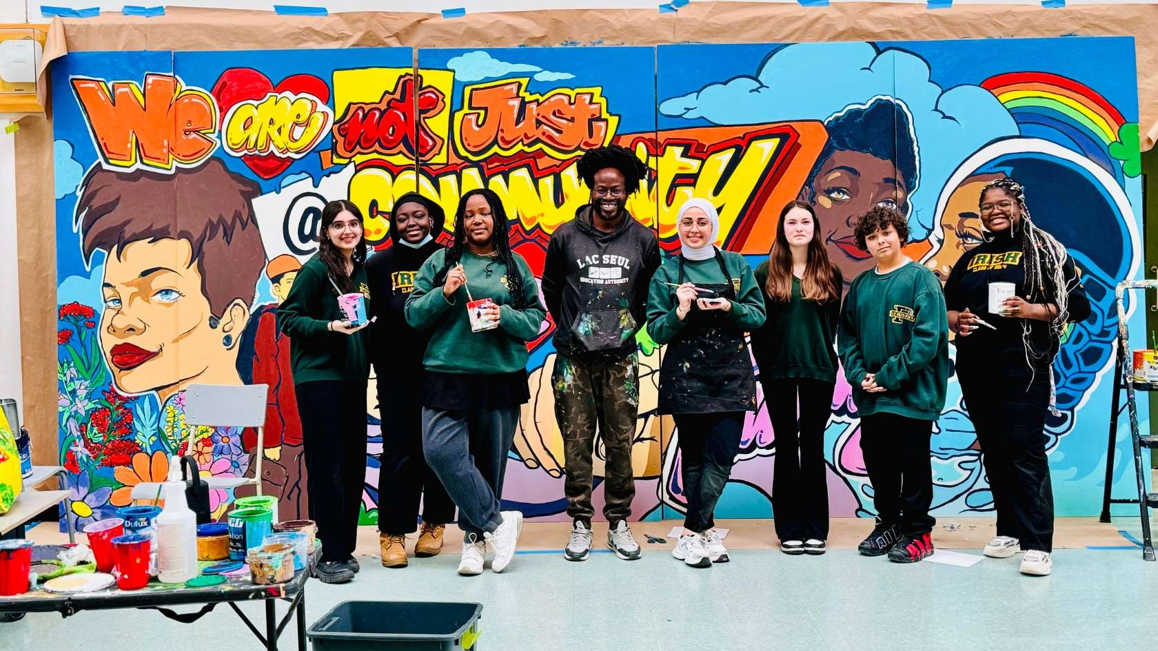 Embracing Diversity and Unity: The Vibrant Mural of St. Patrick’s High ...