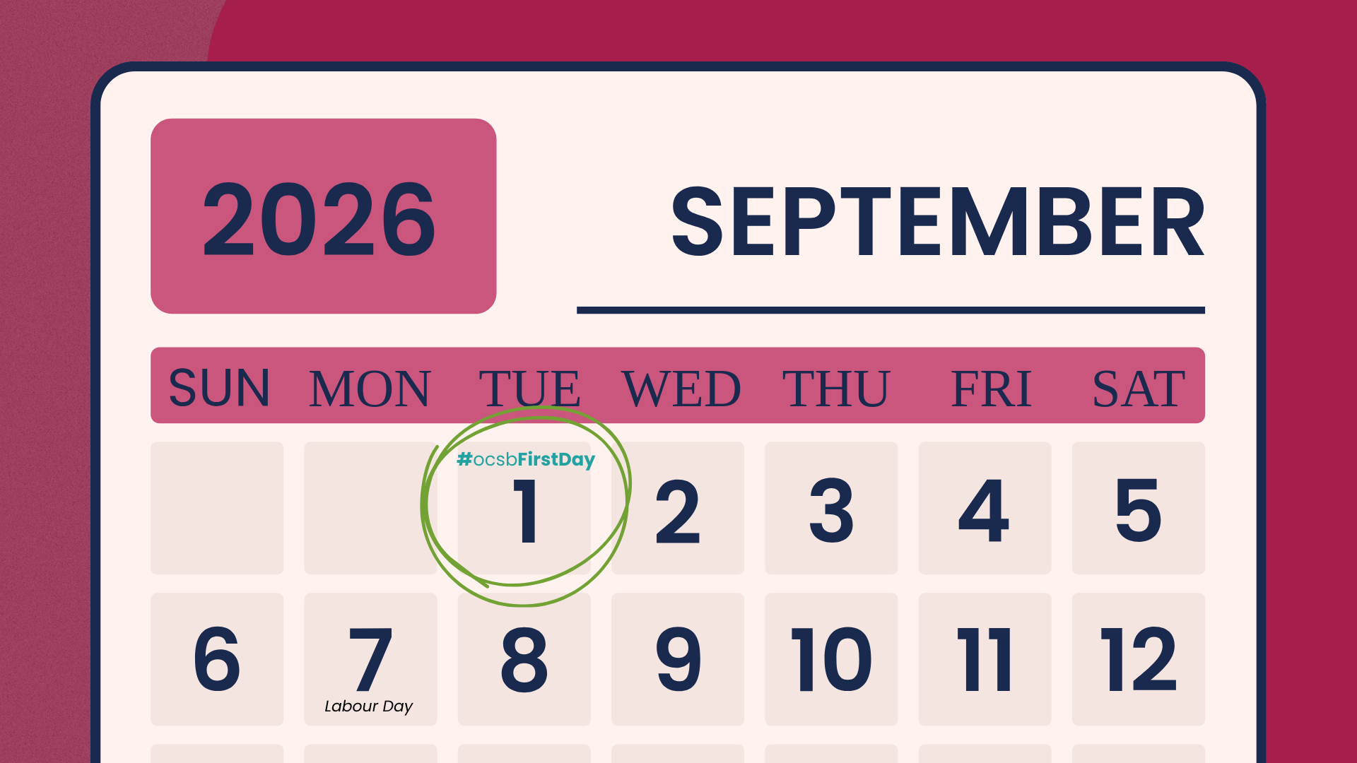 Proposed 2026-2027 School Year Calendar – The Ottawa Catholic School Board